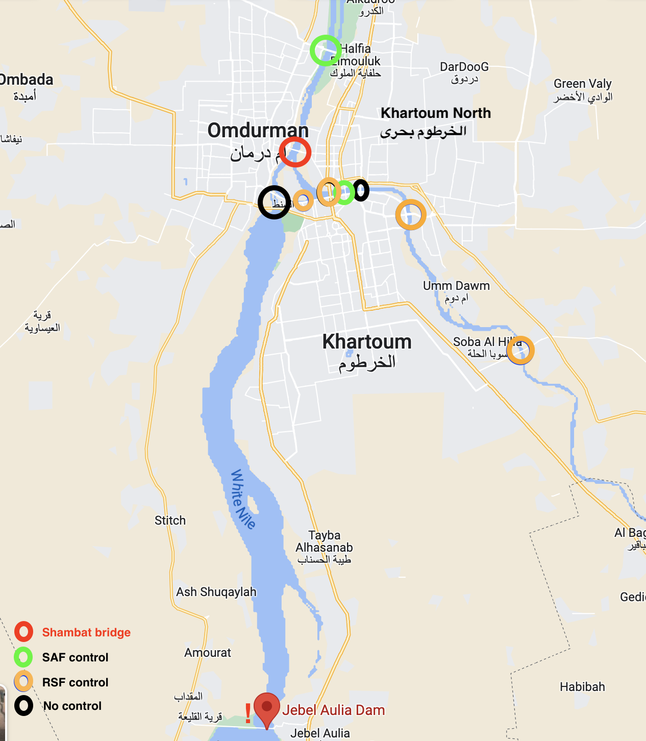The battle over Khartoum’s bridges - Dabanga Radio TV Online