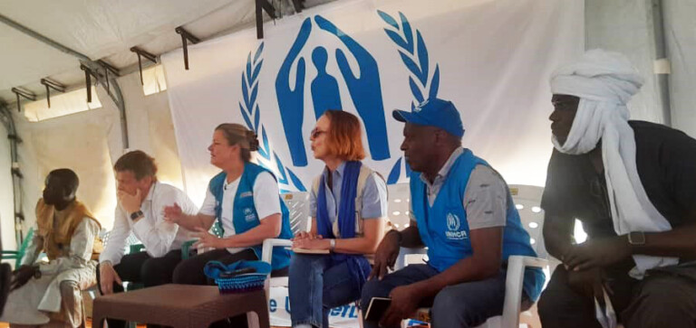 UNHCR visits Sudanese refugees in Chad - Dabanga Radio TV Online