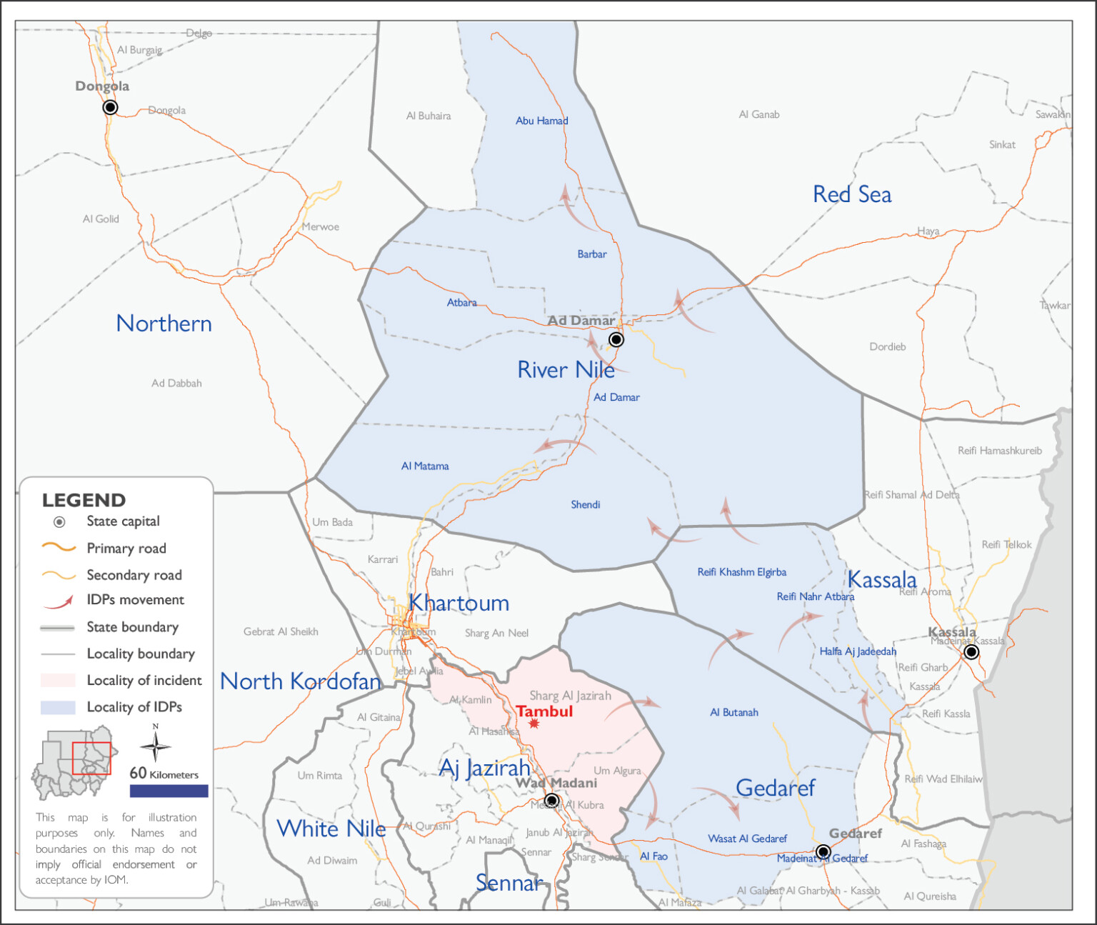 IOM: 11+ million displaced in Sudan, thousands flee violence in El ...