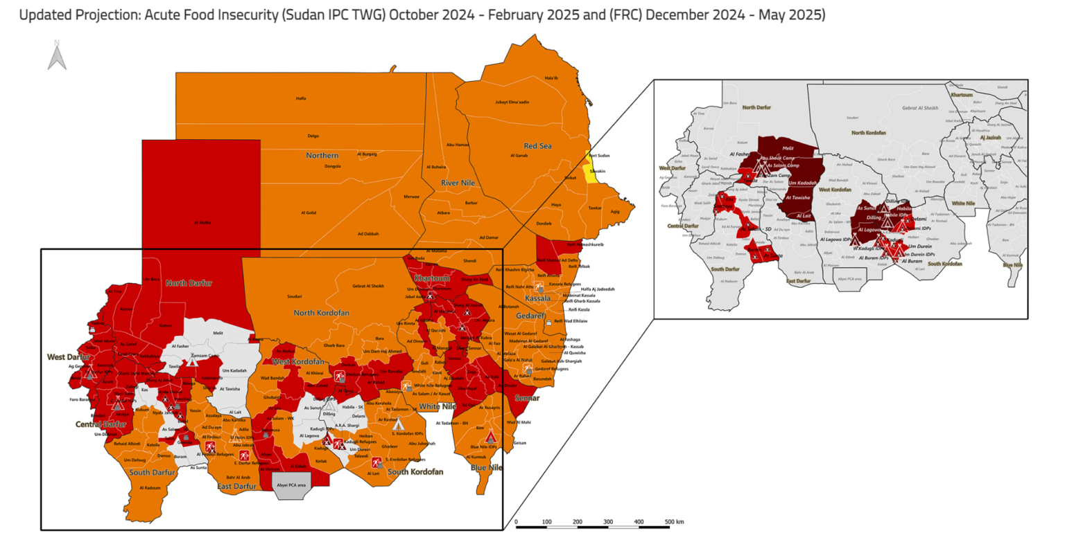 Famine declared in five areas of Sudan as govt withdraws from IPC ...